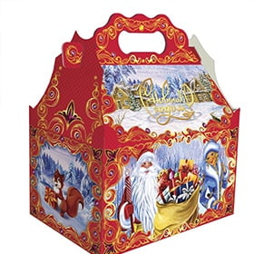Изготовление новогодней упаковки оптом в типографии «Друк-С»
